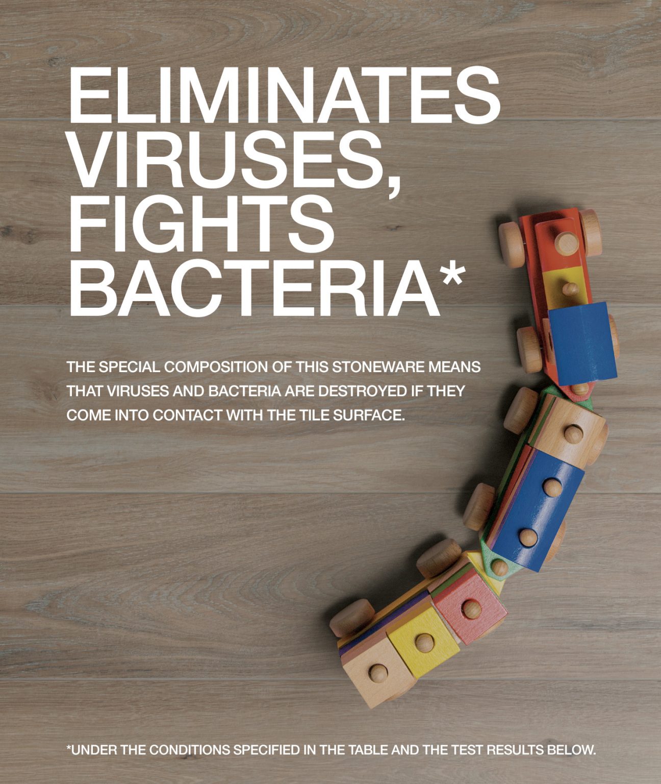 ADVANCE®: antibacterial ceramic fighting covid